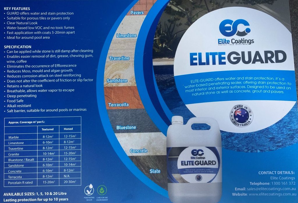 Elite Guard Penetrating Sealer Stain Protection at Best Price in ...